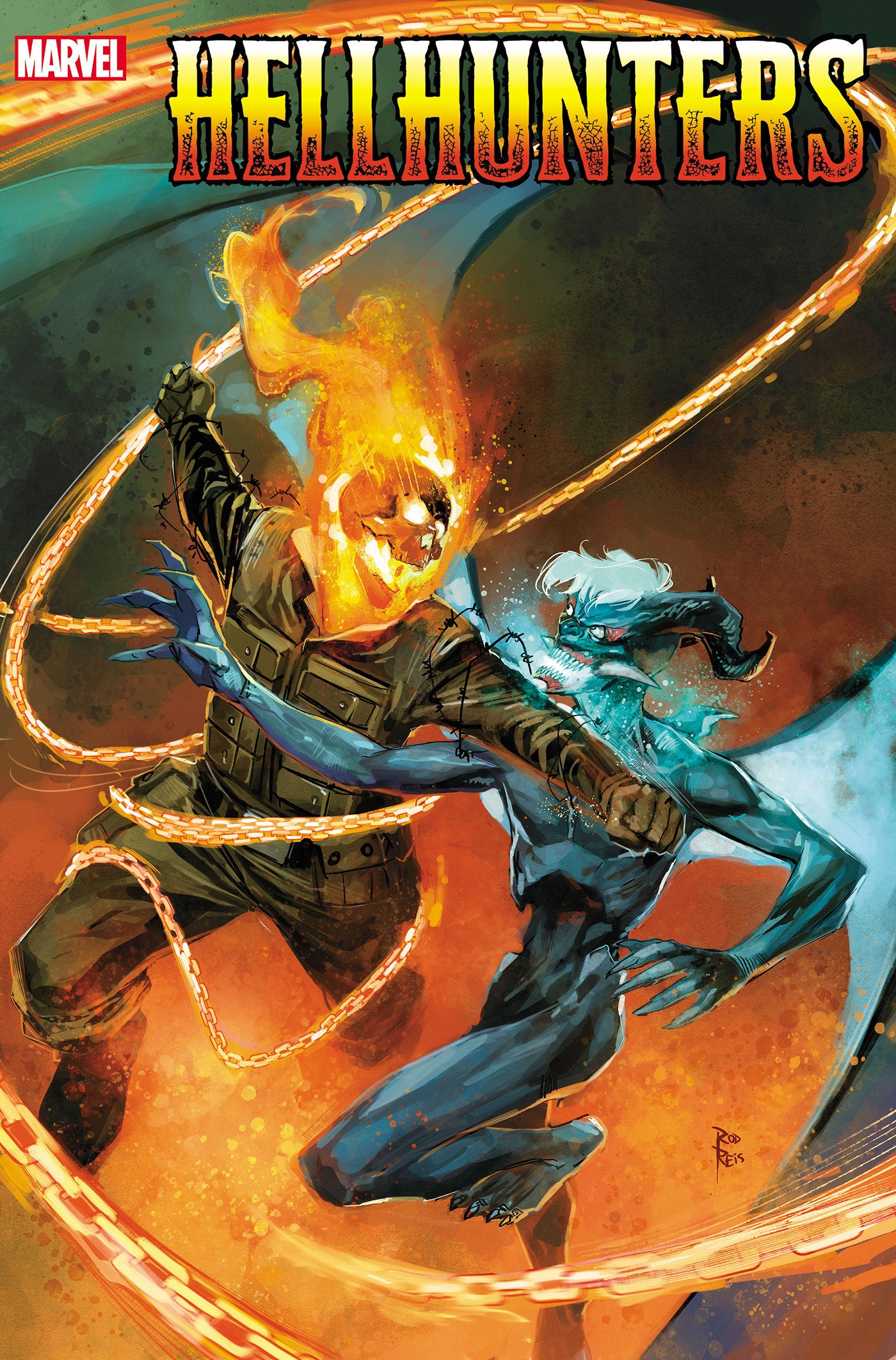 HELLHUNTERS #3 ROD REIS VARIANT