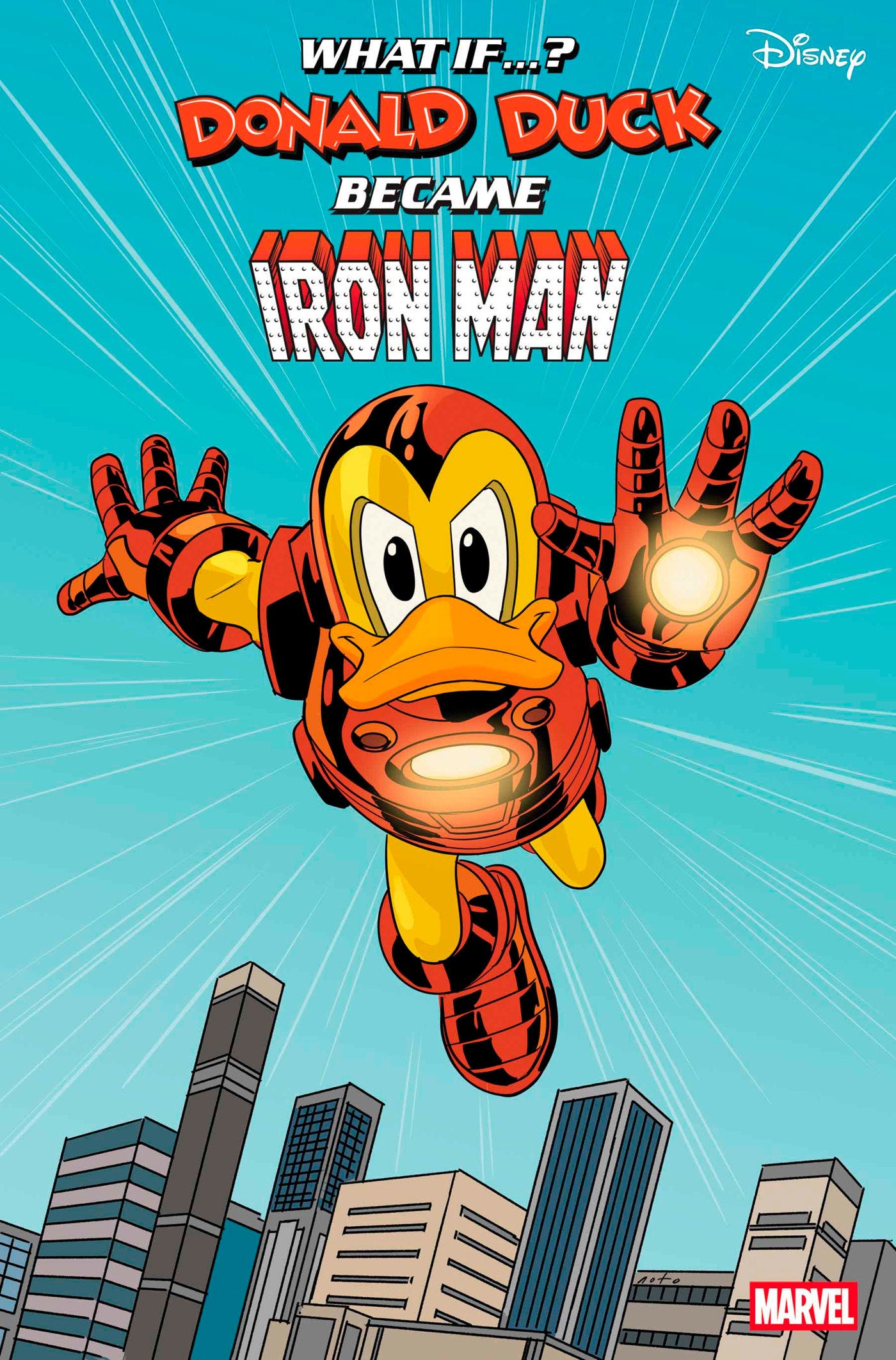 MARVEL & DISNEY: WHAT IF...? DONALD DUCK BECAME IRON MAN #1 PHIL NOTO