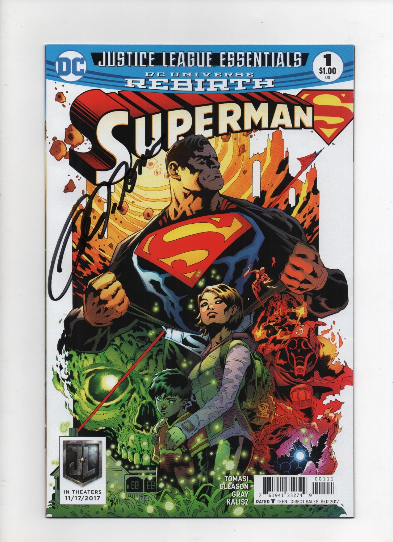 TOMASI SS - Superman #1 Justice League Essentials - Capa Gleason