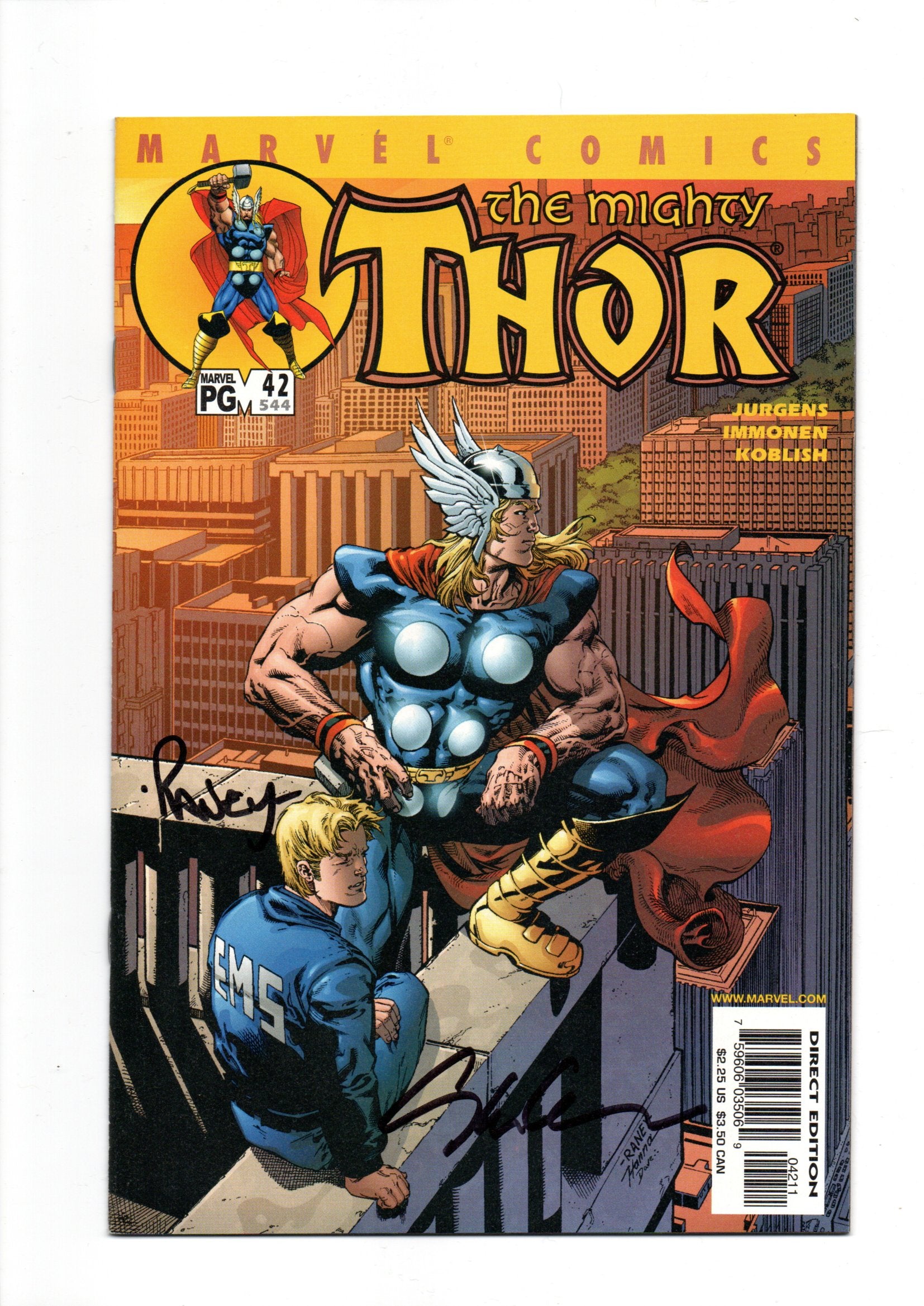IMMONEN & RANEY SS - THOR #42 CVR TOM RANEY